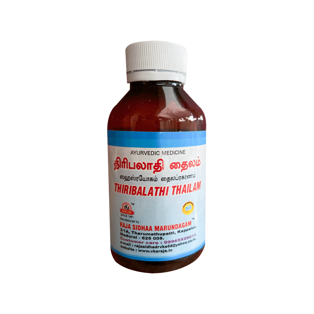 VKS Raja Sidhaa | Thiripalathi Thailam | 100ml – Jothi Herbals